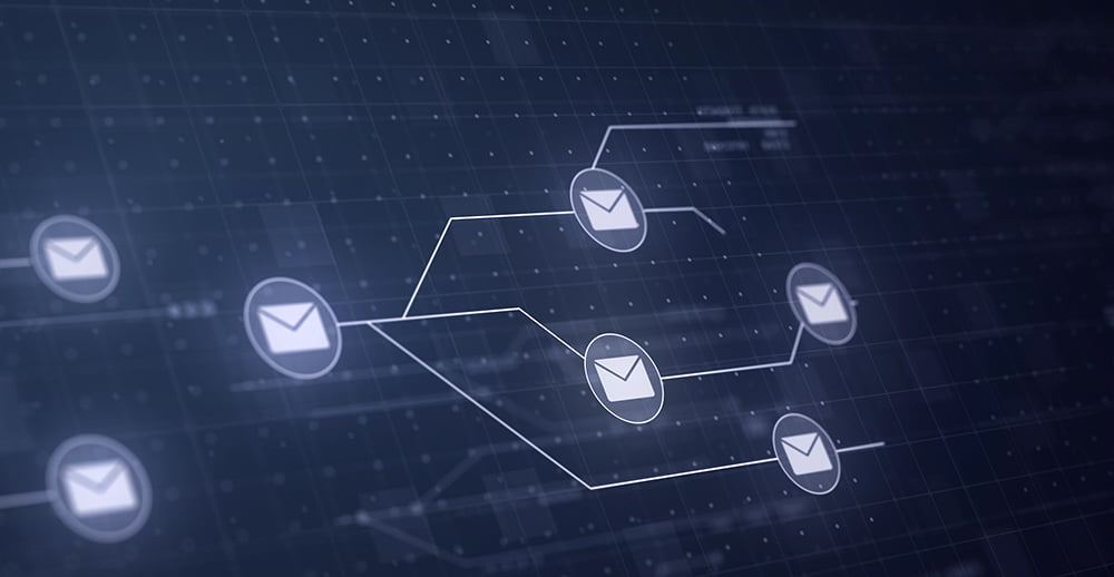 Email Messages Network Circuit Board Link Connection Technology ...